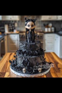 28 Wednesday Addams Cake Design Ideas [GALLERY] - BakeSpark