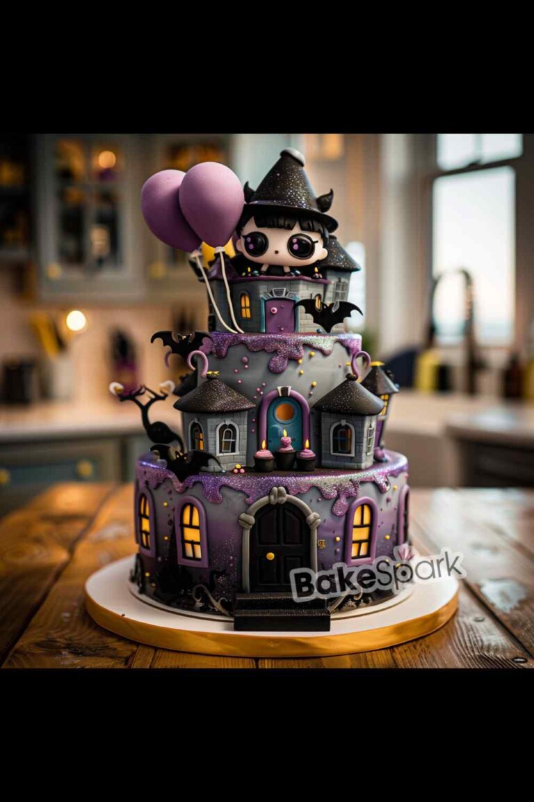 28 Wednesday Addams Cake Design Ideas [GALLERY] - BakeSpark