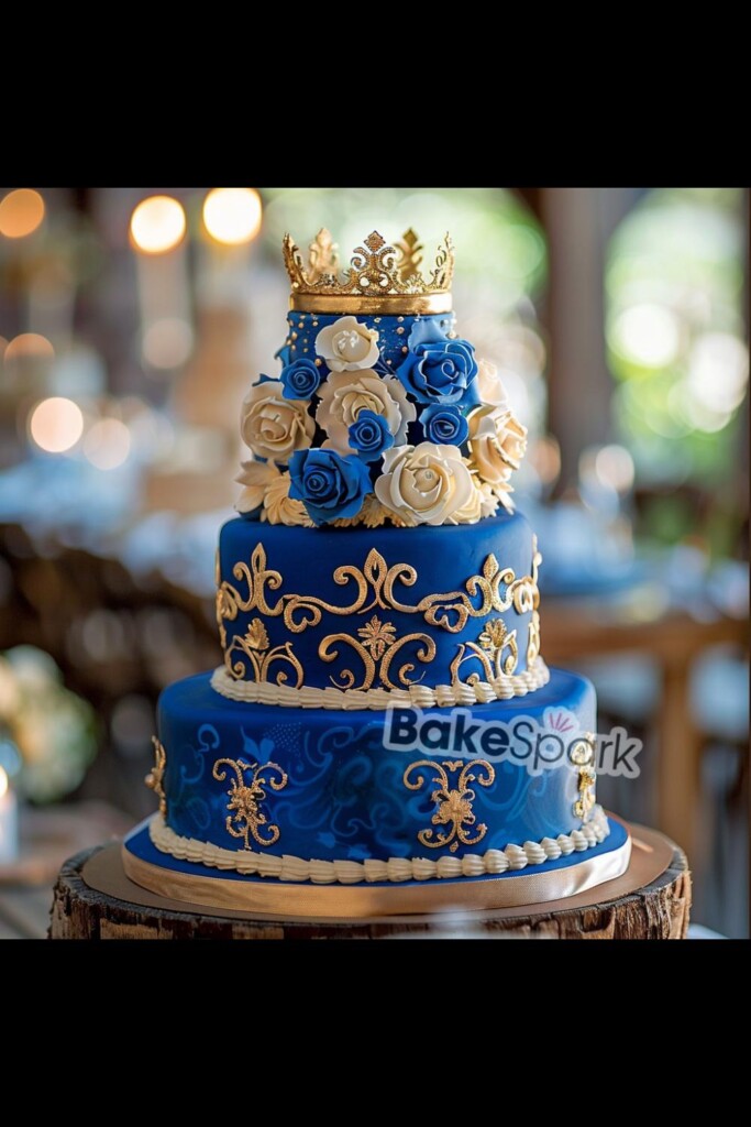 47 Blue Color Cake Design Ideas [GALLERY] - BakeSpark