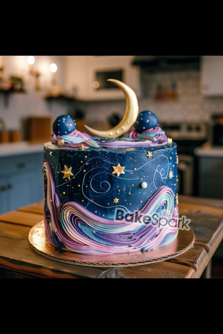 47 Blue Color Cake Design Ideas [GALLERY] - BakeSpark