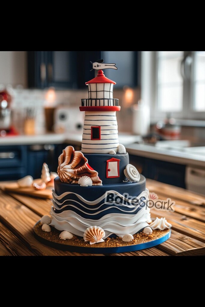 47 Blue Color Cake Design Ideas [GALLERY] - BakeSpark