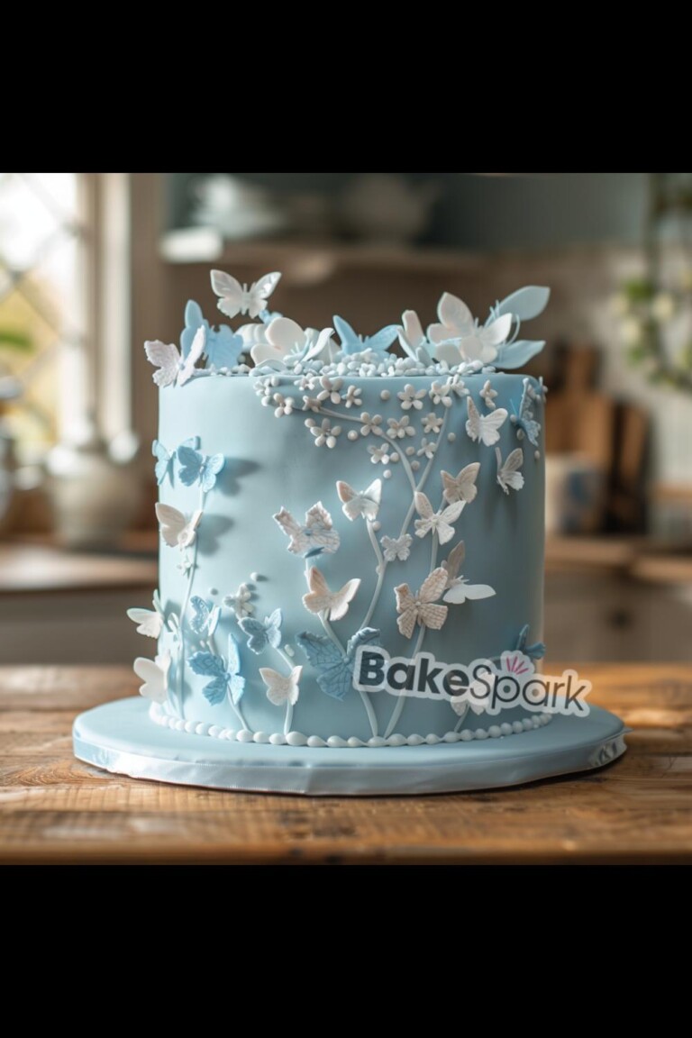 47 Blue Color Cake Design Ideas [GALLERY] - BakeSpark