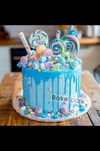 47 Blue Color Cake Design Ideas [GALLERY] - BakeSpark