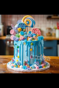 47 Blue Color Cake Design Ideas [GALLERY] - BakeSpark