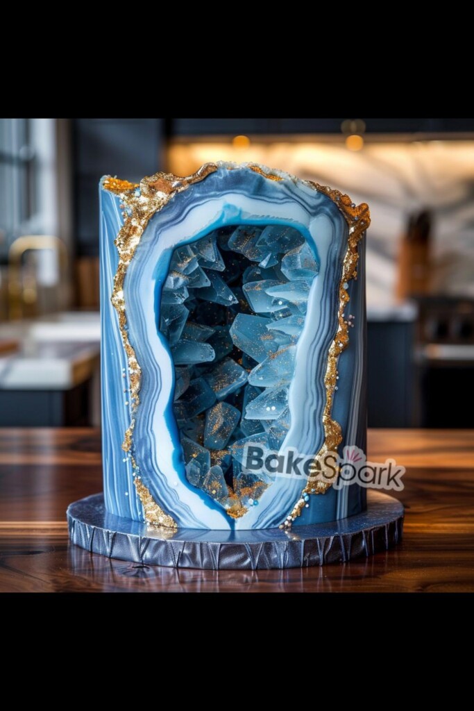 47 Blue Color Cake Design Ideas [GALLERY] - BakeSpark