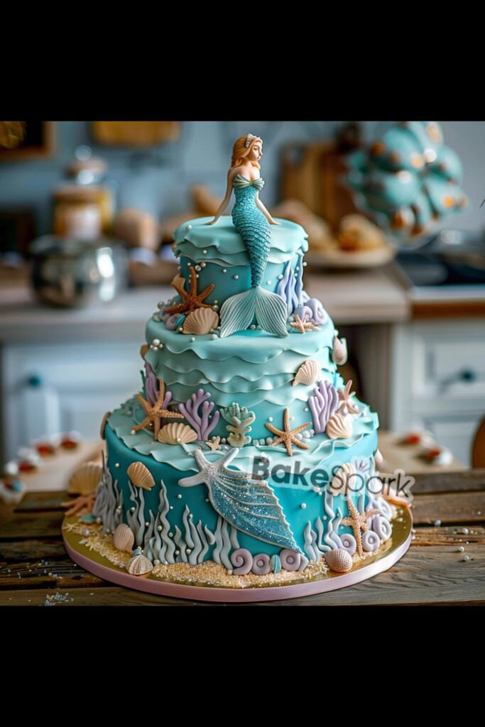 47 Blue Color Cake Design Ideas [GALLERY] - BakeSpark