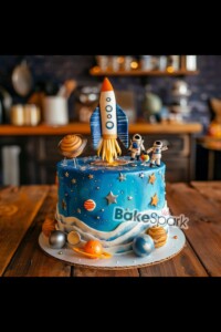 47 Blue Color Cake Design Ideas [GALLERY] - BakeSpark