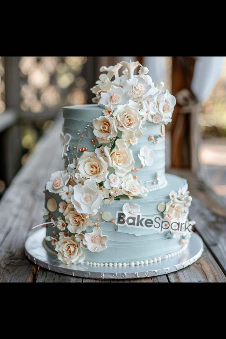 47 Blue Color Cake Design Ideas [GALLERY] - BakeSpark