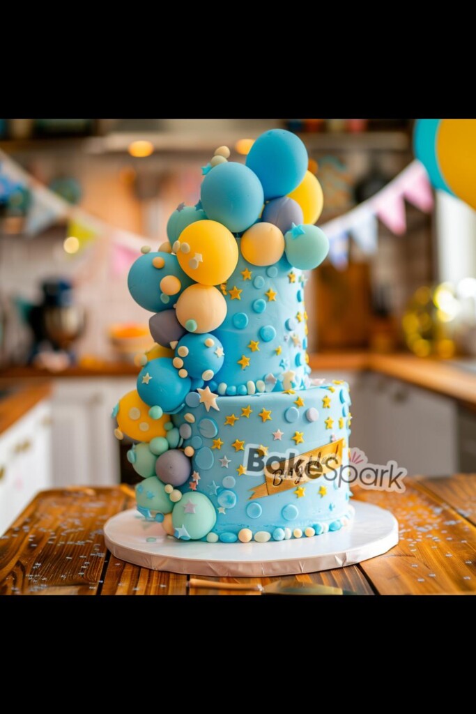 47 Blue Color Cake Design Ideas [GALLERY] - BakeSpark