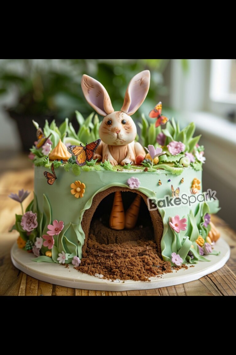64 Bunny Cake Design Ideas [GALLERY] - BakeSpark