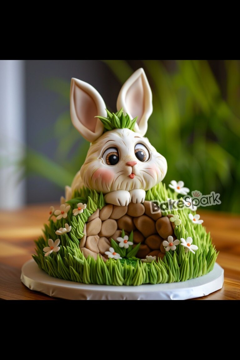 64 Bunny Cake Design Ideas [GALLERY] - BakeSpark