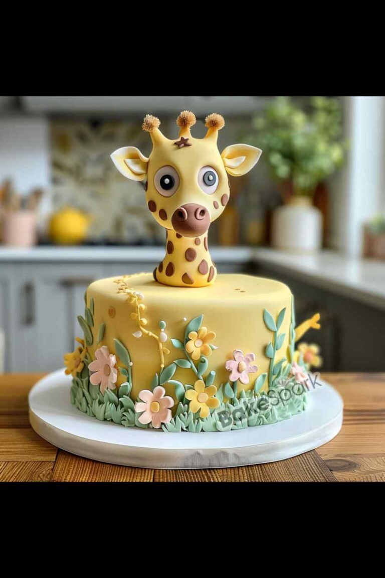 65 Giraffe Cake Design Ideas [GALLERY] - BakeSpark
