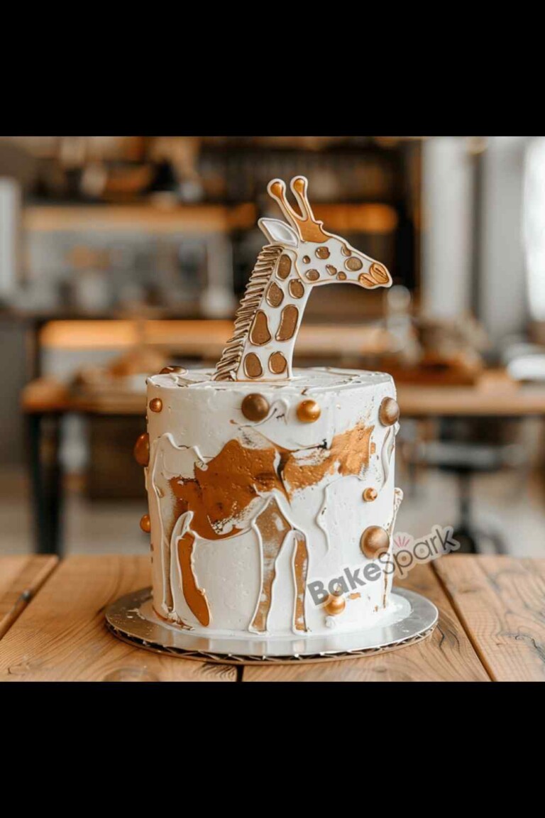 65 Giraffe Cake Design Ideas [GALLERY] - BakeSpark