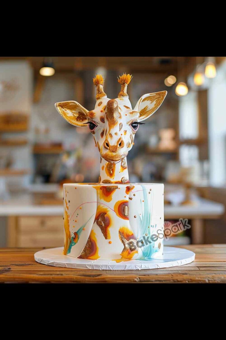65 Giraffe Cake Design Ideas [GALLERY] - BakeSpark