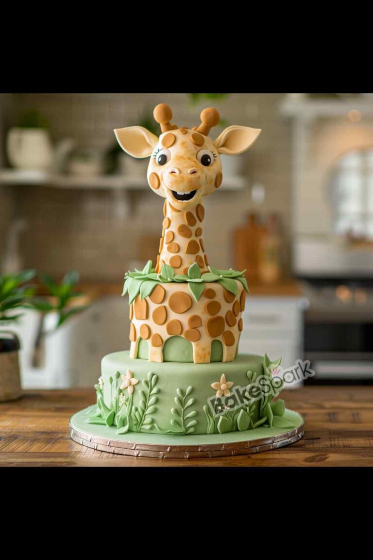65 Giraffe Cake Design Ideas [GALLERY] - BakeSpark