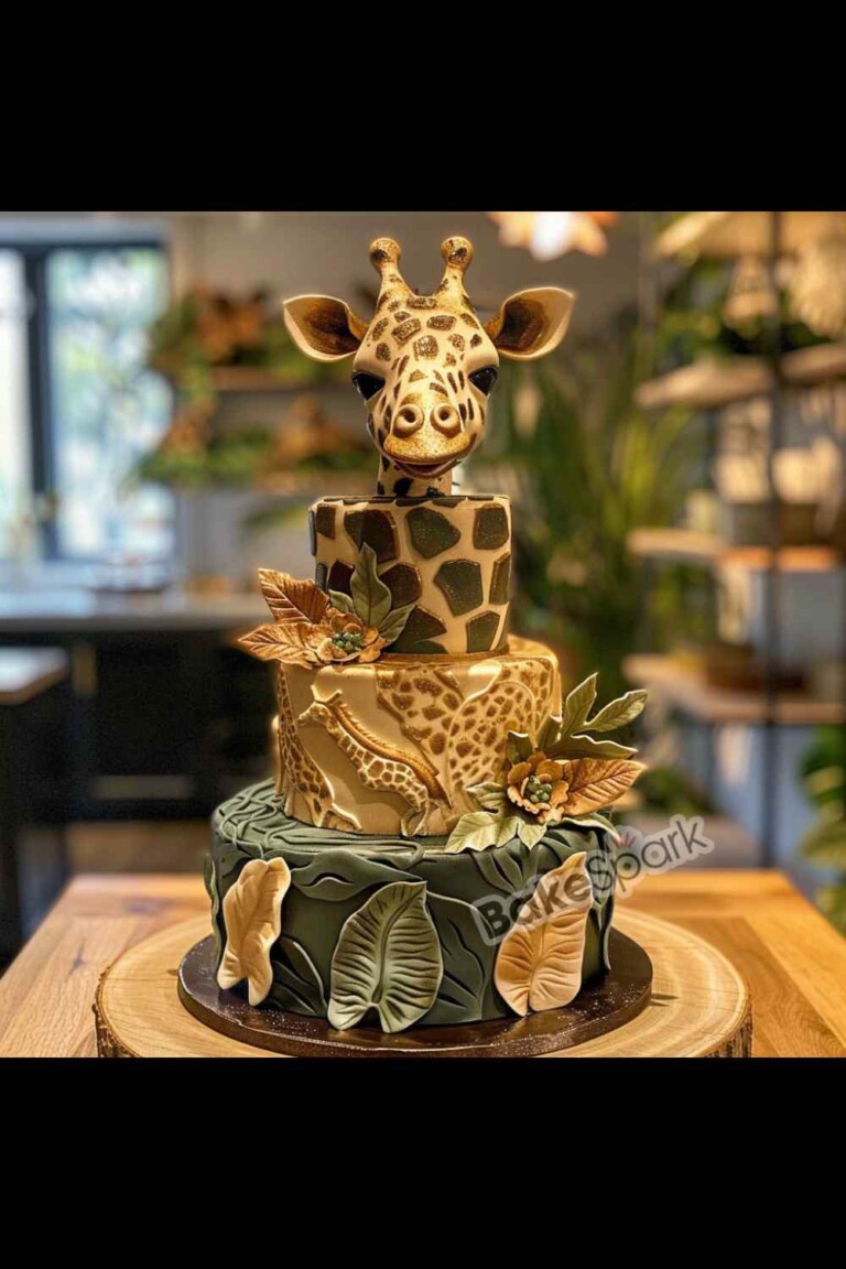 65 Giraffe Cake Design Ideas [GALLERY] - BakeSpark