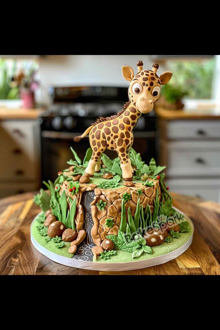 65 Giraffe Cake Design Ideas [GALLERY] - BakeSpark