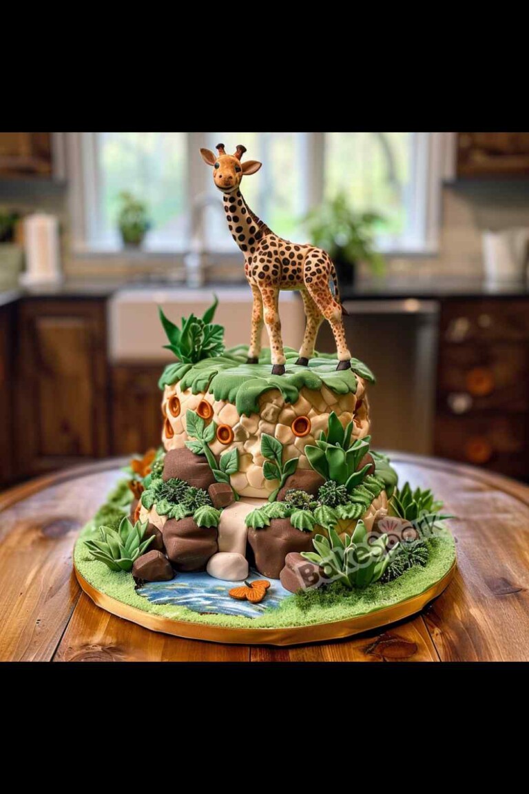 65 Giraffe Cake Design Ideas [GALLERY] - BakeSpark