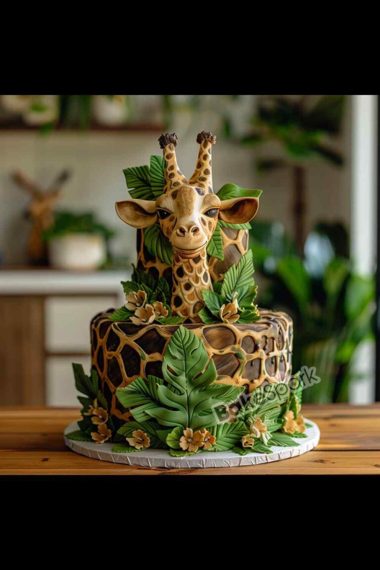 65 Giraffe Cake Design Ideas [GALLERY] - BakeSpark