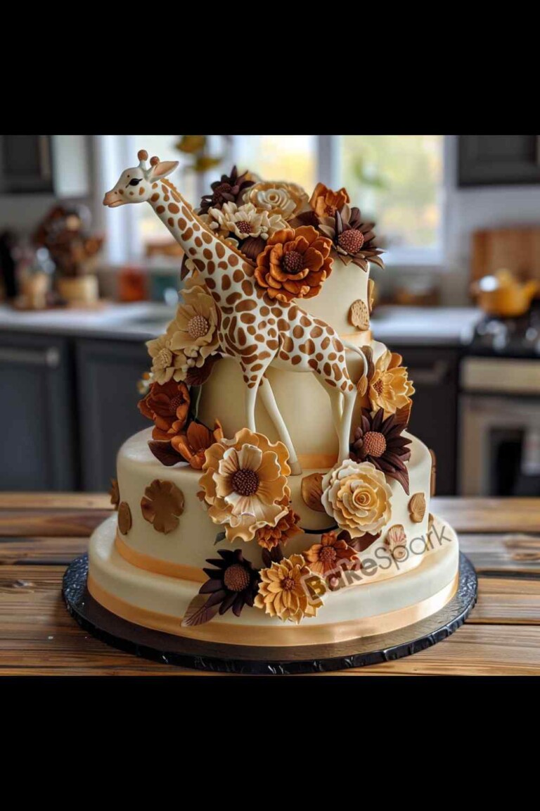 65 Giraffe Cake Design Ideas [GALLERY] - BakeSpark