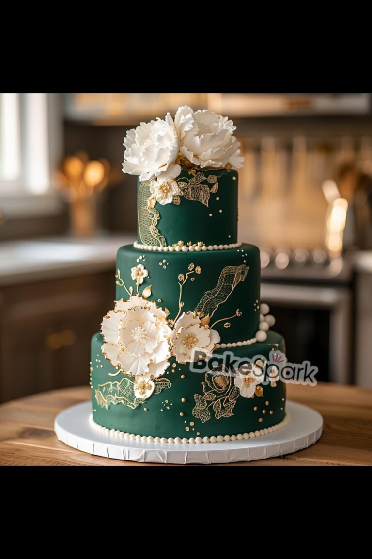 43 Green Cake Design Ideas [GALLERY] - BakeSpark