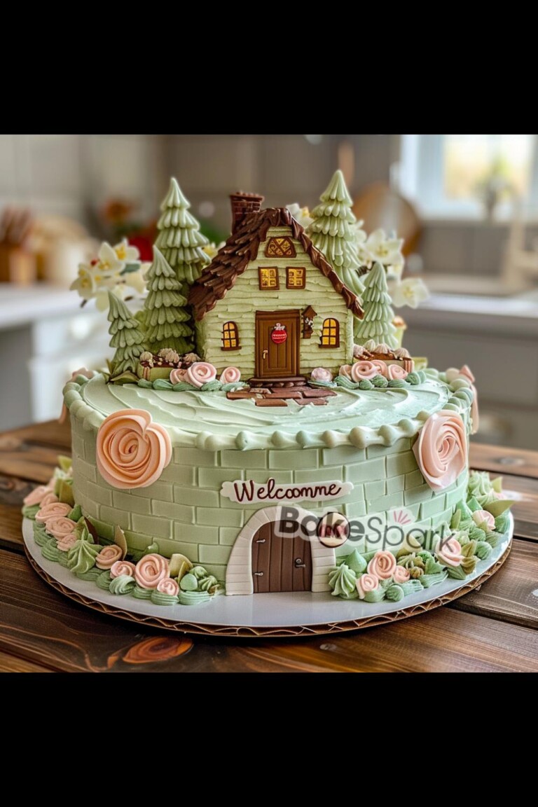 43 Green Cake Design Ideas [GALLERY] - BakeSpark