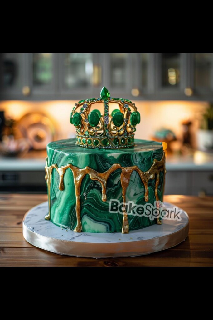 43 Green Cake Design Ideas [GALLERY] - BakeSpark