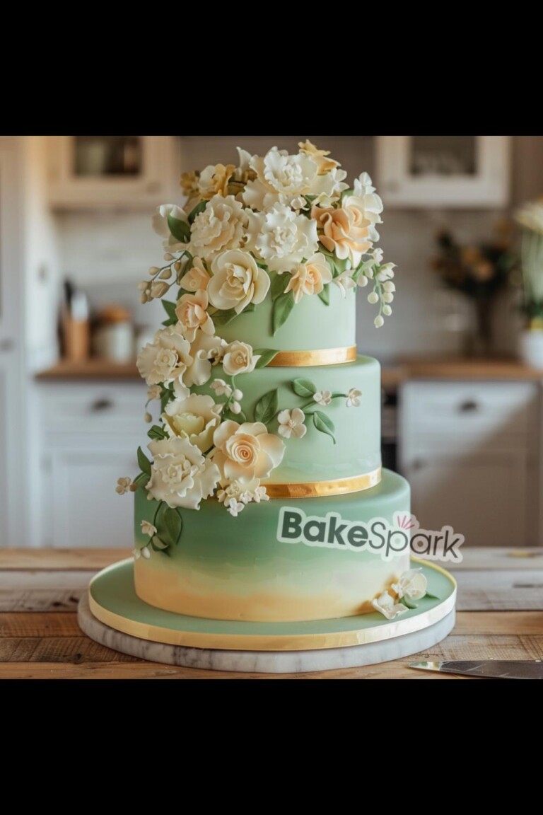 43 Green Cake Design Ideas [GALLERY] - BakeSpark