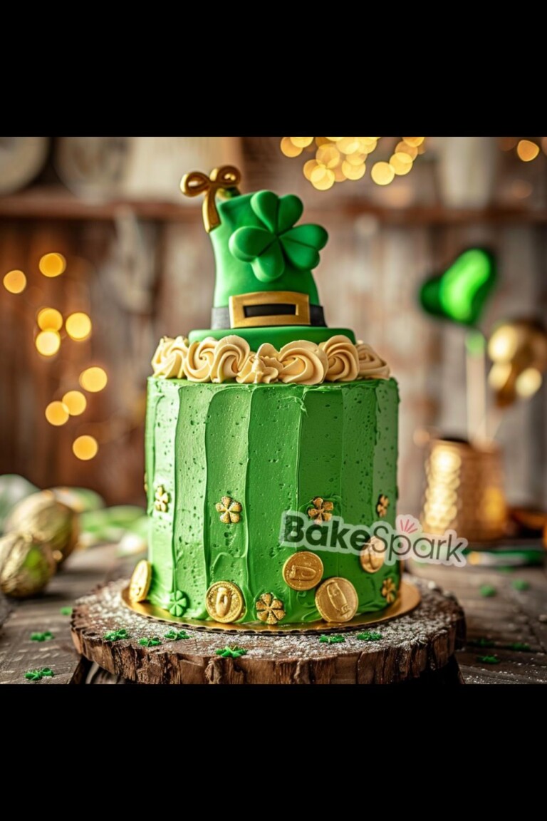 43 Green Cake Design Ideas [GALLERY] - BakeSpark