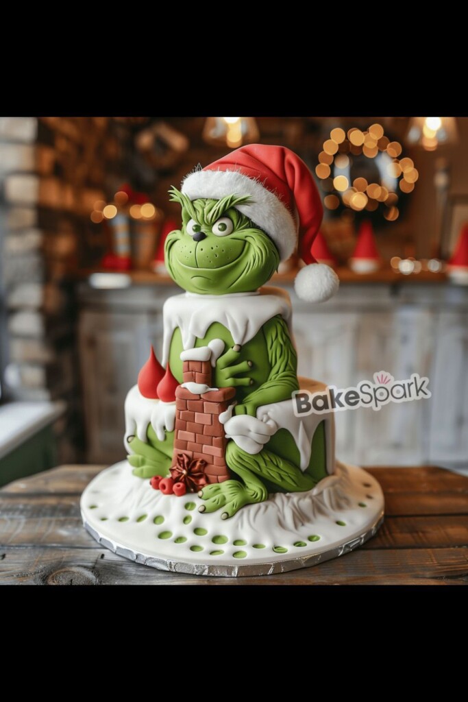 33 Grinch Cake Design Ideas [GALLERY] - BakeSpark