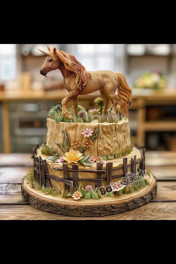 59 Horse Cake Design Ideas [GALLERY] - BakeSpark