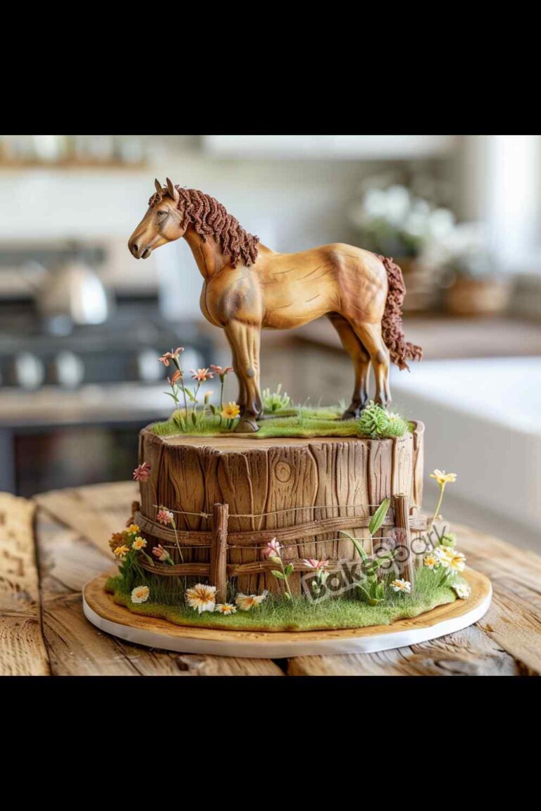 59 Horse Cake Design Ideas [GALLERY] - BakeSpark