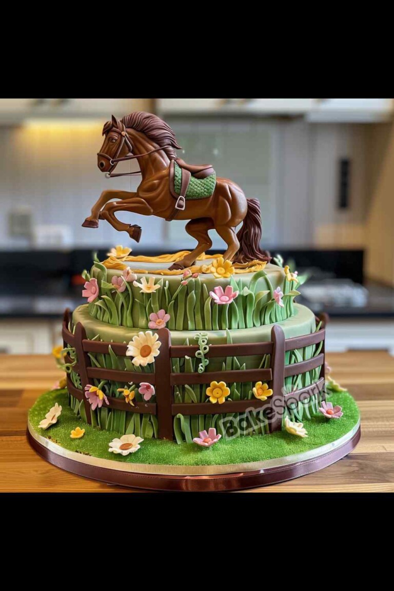 59 Horse Cake Design Ideas [GALLERY] - BakeSpark