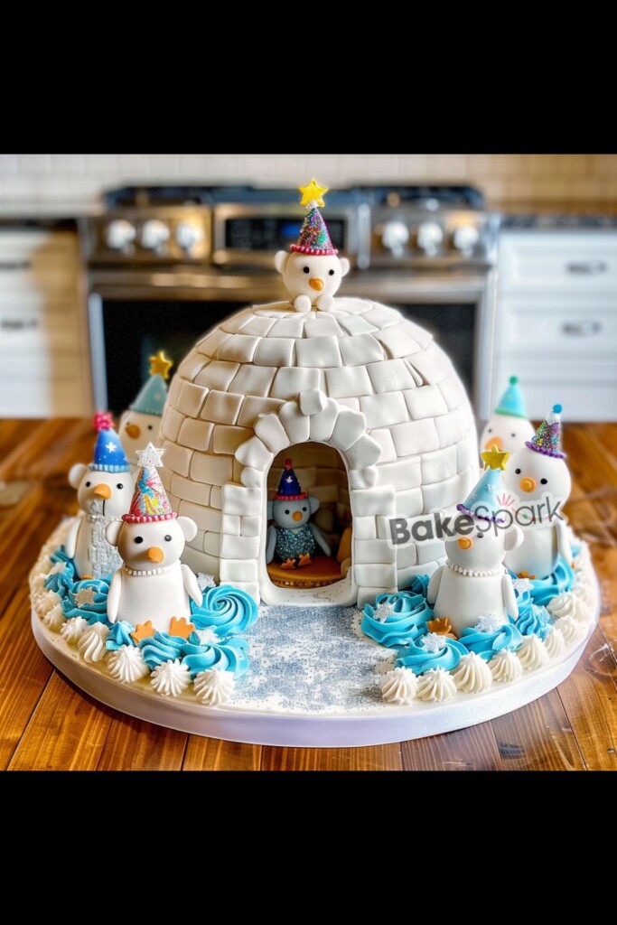 16 Igloo Cake Design Ideas [GALLERY] - BakeSpark