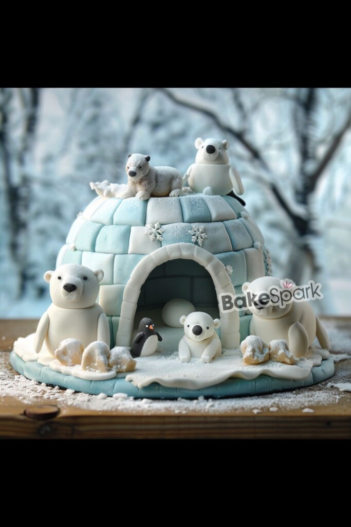 16 Igloo Cake Design Ideas [GALLERY] - BakeSpark