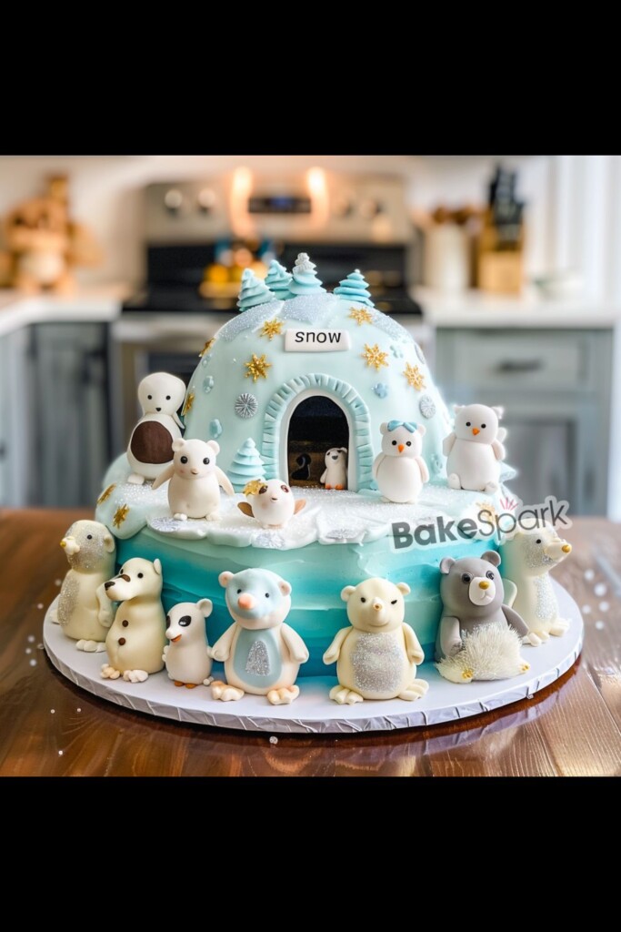 16 Igloo Cake Design Ideas [GALLERY] - BakeSpark