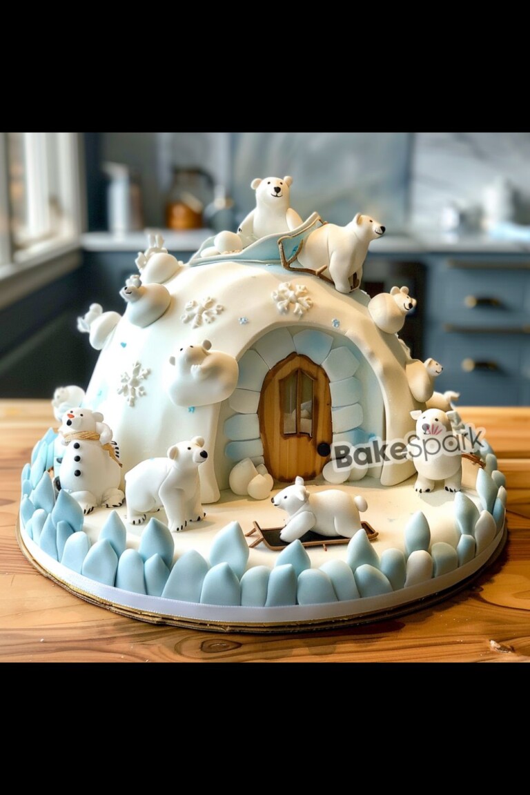 16 Igloo Cake Design Ideas [GALLERY] - BakeSpark