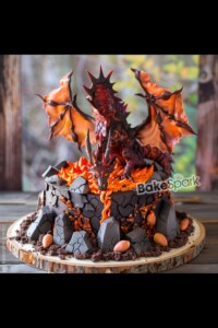 28 Volcano Cake Design Ideas [GALLERY] - BakeSpark