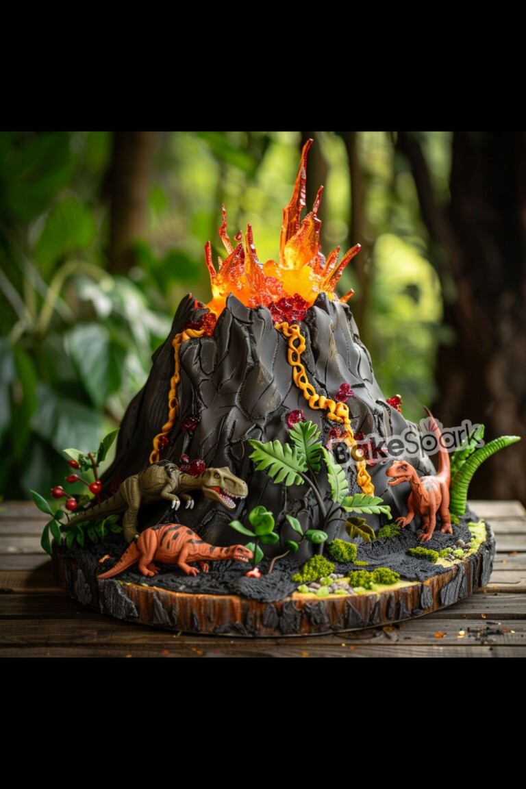 28 Volcano Cake Design Ideas [GALLERY] - BakeSpark