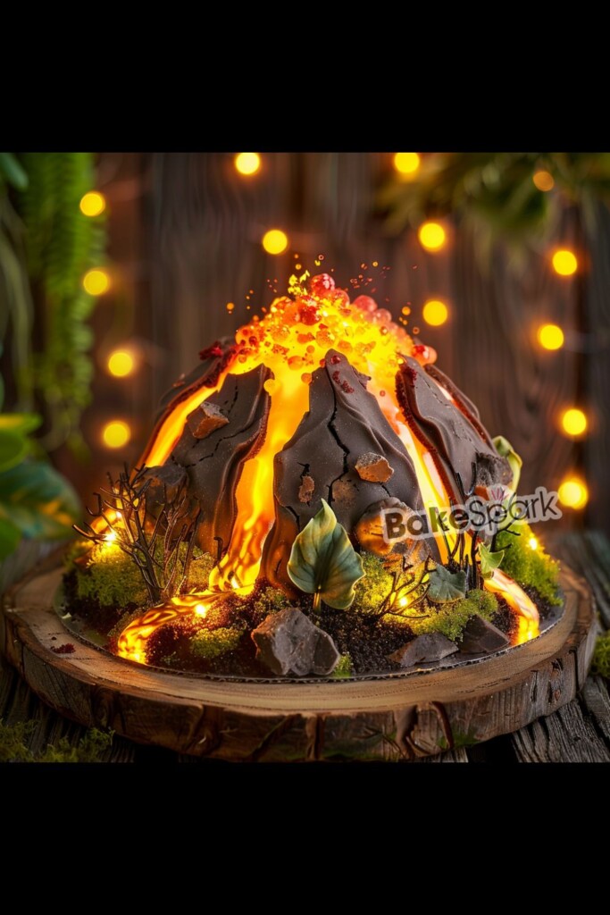 28 Volcano Cake Design Ideas [GALLERY] - BakeSpark
