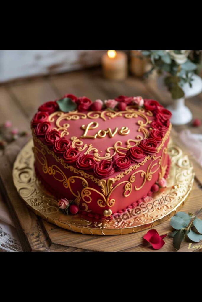 36 Love Cake Design Ideas [GALLERY] - BakeSpark