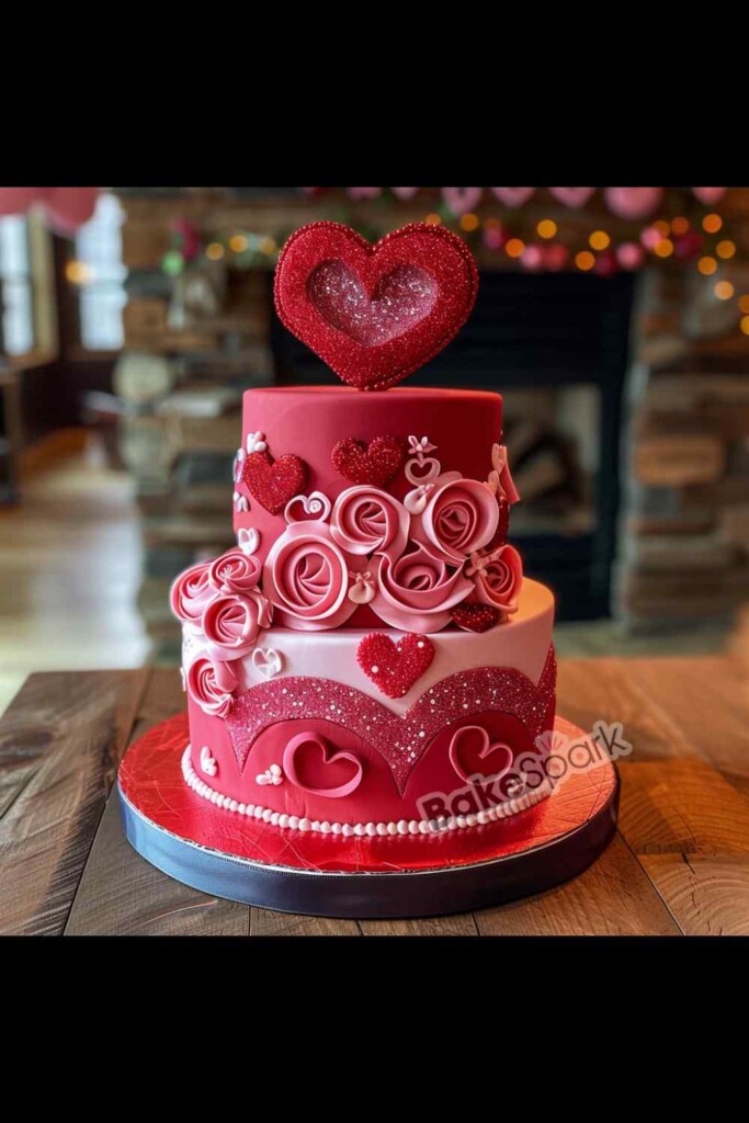 36 Love Cake Design Ideas [GALLERY] - BakeSpark