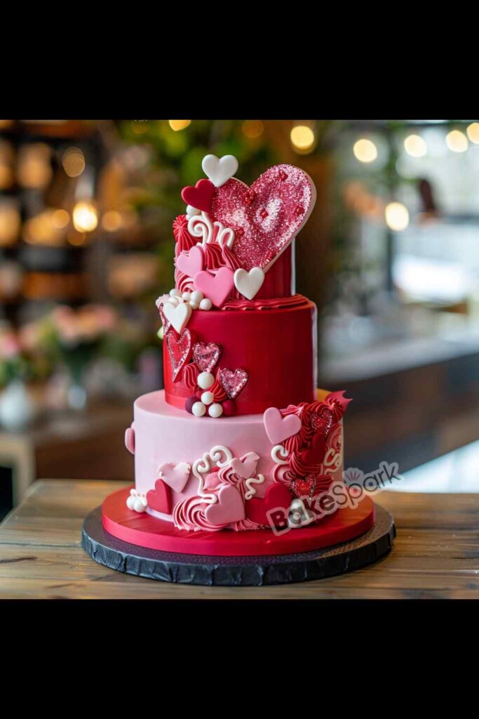 36 Love Cake Design Ideas [GALLERY] - BakeSpark