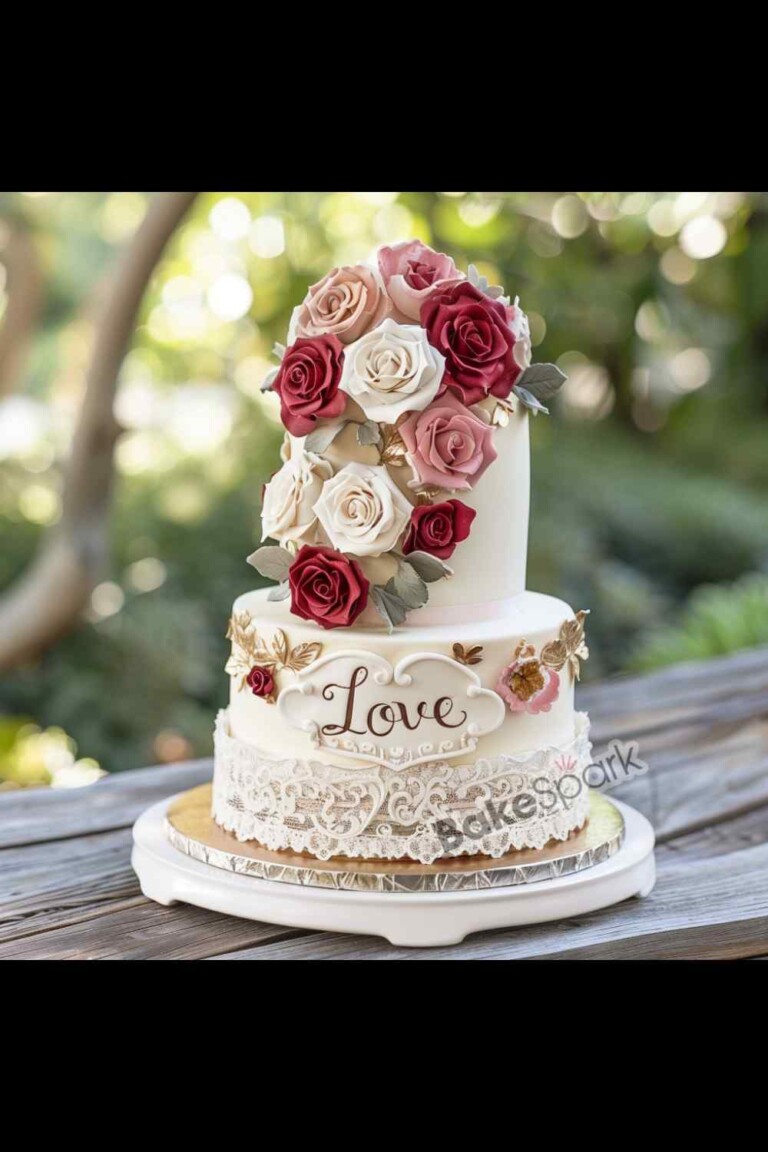 36 Love Cake Design Ideas [GALLERY] - BakeSpark