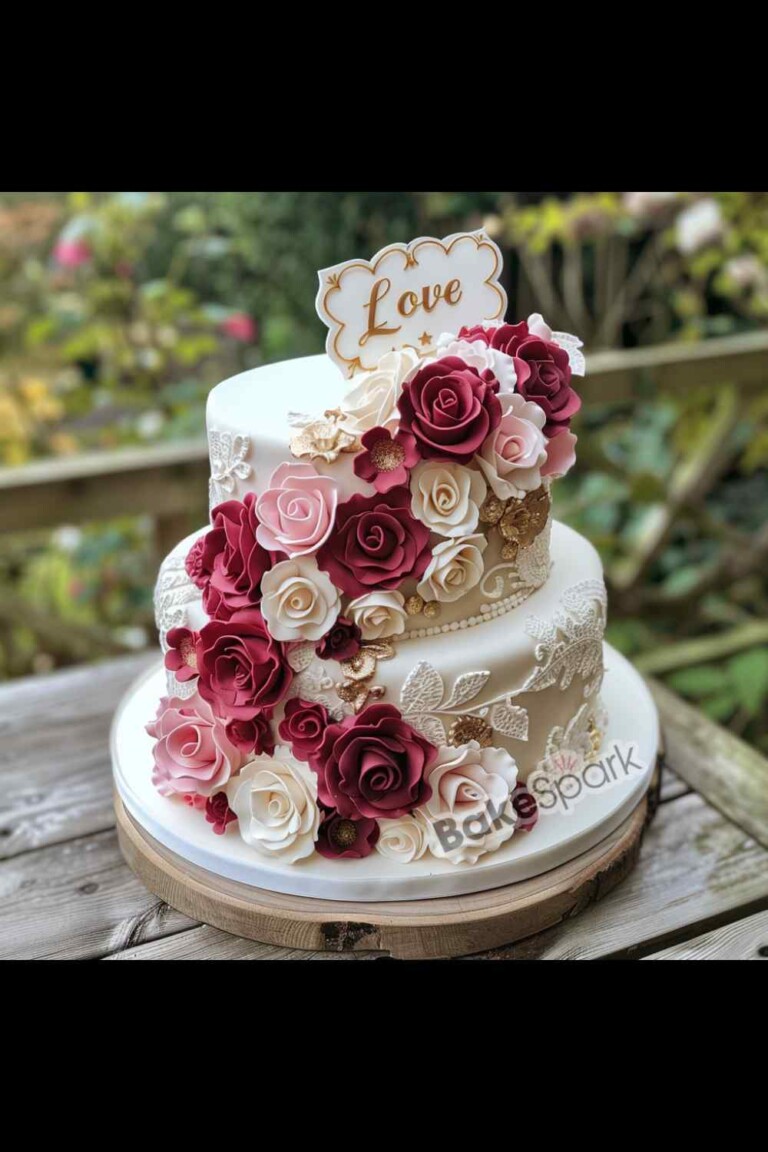 36 Love Cake Design Ideas [GALLERY] - BakeSpark