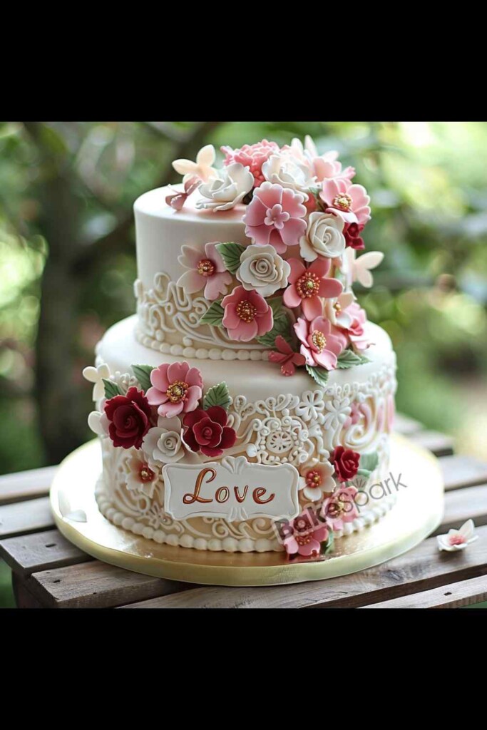 36 Love Cake Design Ideas [GALLERY] - BakeSpark