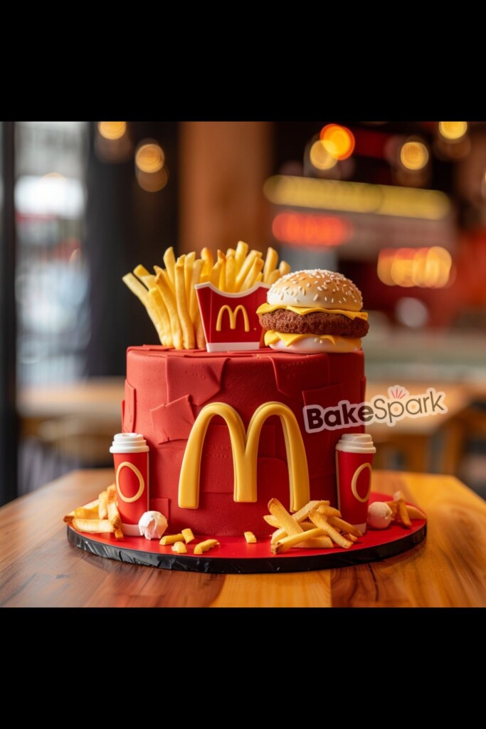 29 McDonald’s Cake Design Ideas [GALLERY] - BakeSpark