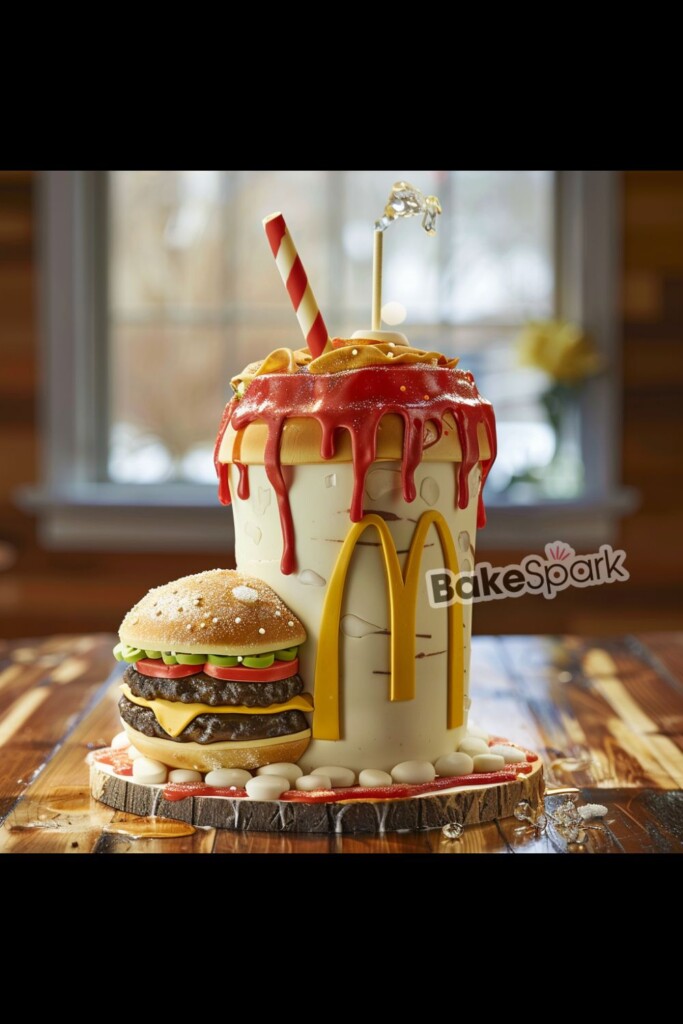 29 McDonald’s Cake Design Ideas [GALLERY] - BakeSpark
