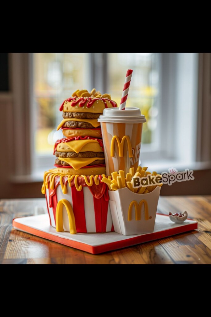 29 McDonald’s Cake Design Ideas [GALLERY] - BakeSpark