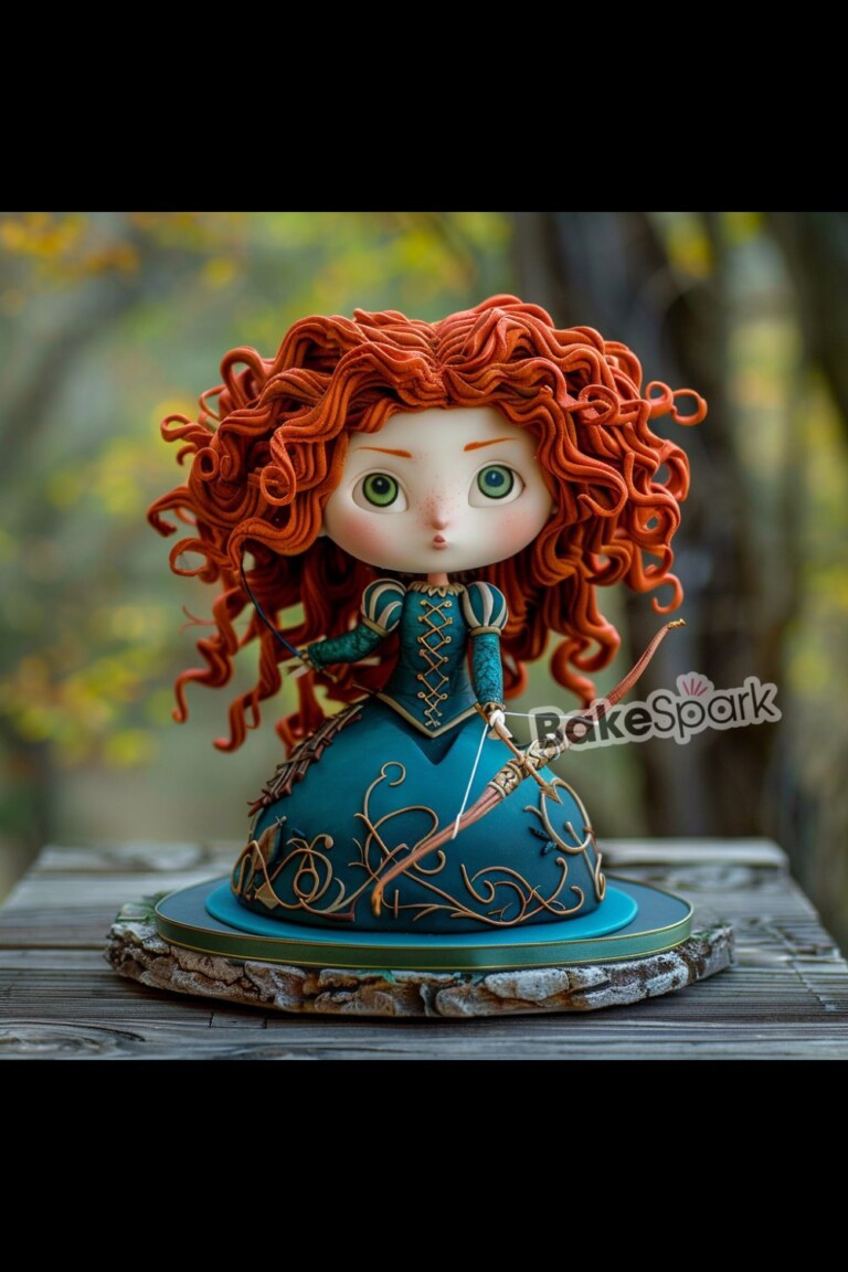 33 Merida Cake Design Ideas [GALLERY] - BakeSpark